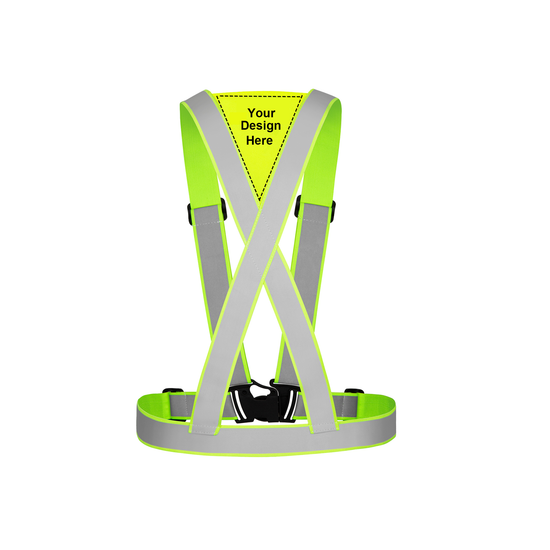 Custom Reflective Straps With Logo Print Your Design Safety Vest Perso ...